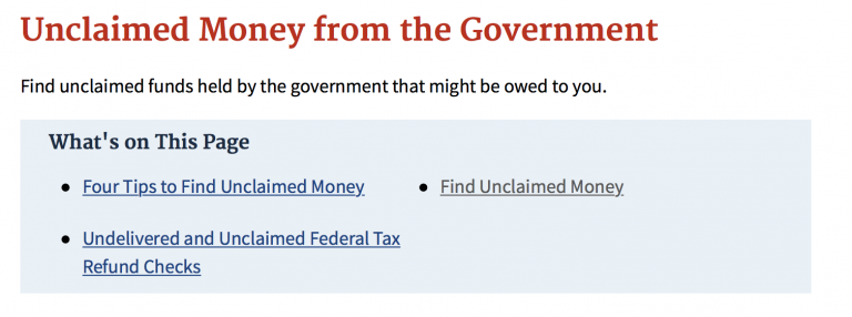 人人都可能有份！拿回属于我们自己的钱（Find Unclaimed Money） | 北美牧羊场