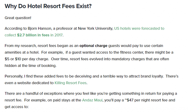 美国博主是这样教你免交Resort Fees的，你学会了吗？… | 北美牧羊场