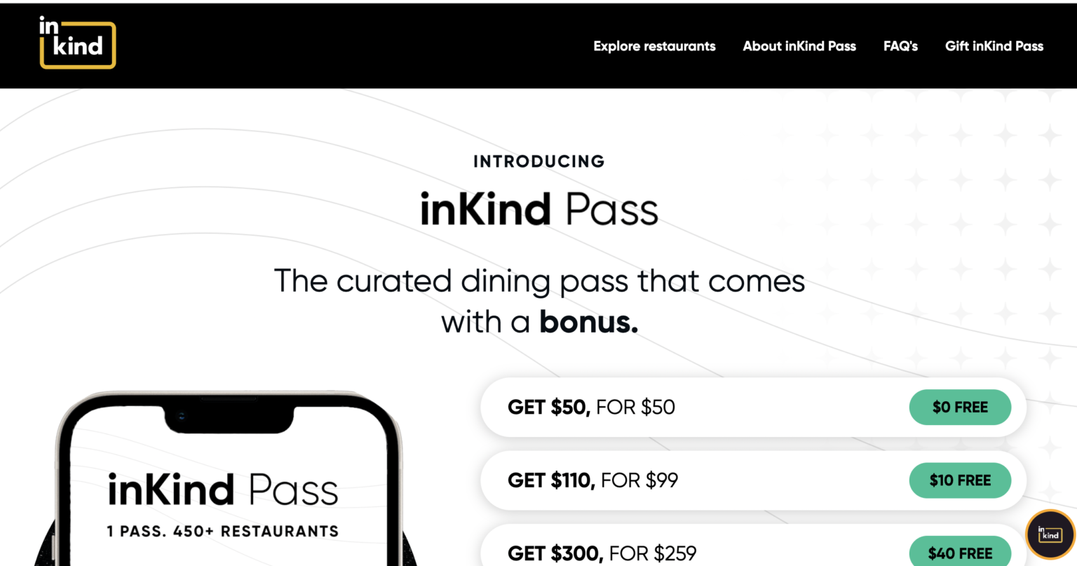 InKind App【2024.3.21更新 YMMV 花$100返$100 credit】 | 北美牧羊场