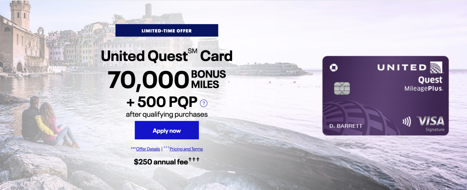Chase United Quest Card 美联航探索信用卡【2024.1 开卡70K UA里程加500 PQP】 | 北美牧羊场